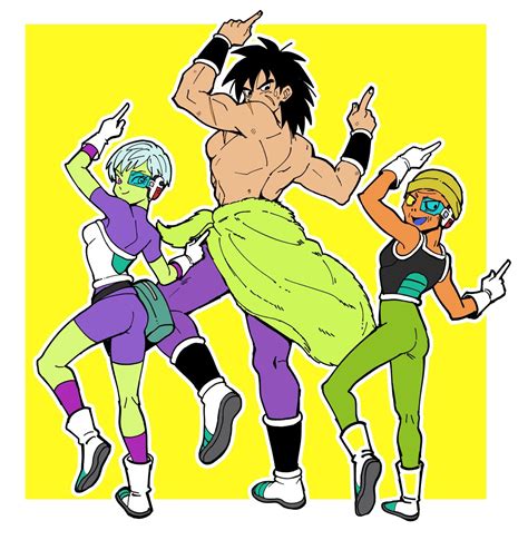Broly Cheelai And Lemo Dragon Ball And 3 More Drawn By Aono Shimo