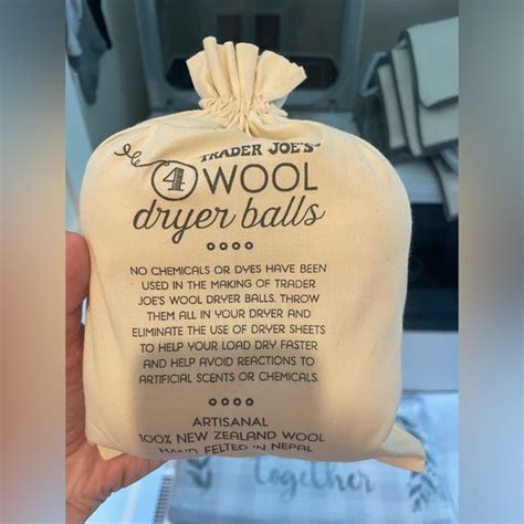 Trader Joes Other Nwt Organic Wool Dryer Balls 0 Newzealand Wool
