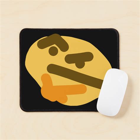 Thonking Thinking Emoji Face Meme Thonk Sticker For Sale By