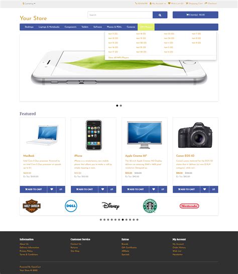 Opencart Opencart Theme Builder Customize Opencart Colors And Fonts