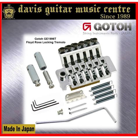 Gotoh Ge1996t Chrome Guitar Floyd Rose Bridge For Electric Guitar Made