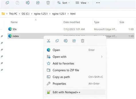 วิธีติดตั้งและรันเซิร์ฟเวอร์ nginx บน windows