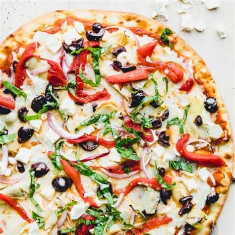 Greek Pizza Healthy Seasonal Recipes
