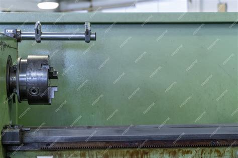 Premium Photo Cnc Turning And Lathe Spindle And Lathe Green Color