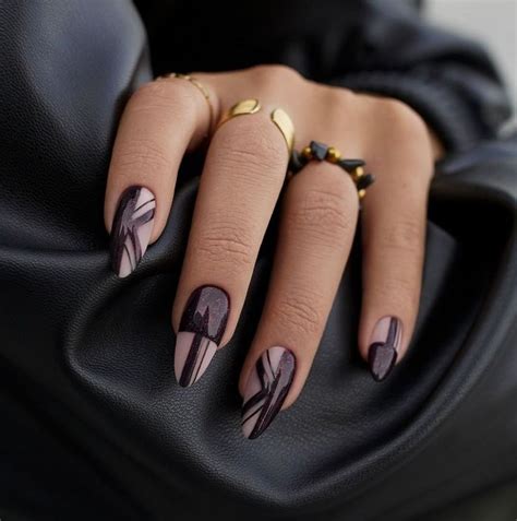 40 Stunning Geometric Nail Art Ideas You Must Try Hairstylery Black
