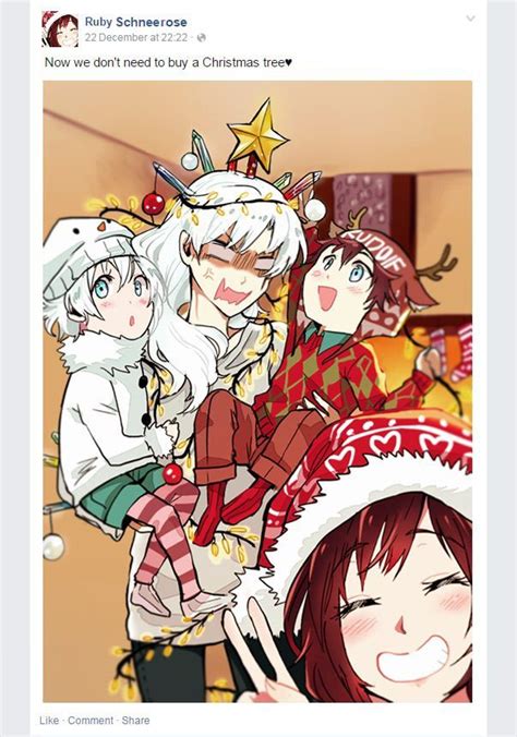 Rwby Ruby And Weiss Kiss