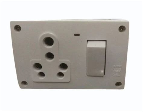 16 A Combined Switch Socket Box Polycarbonate At ₹ 60 In Agra Id