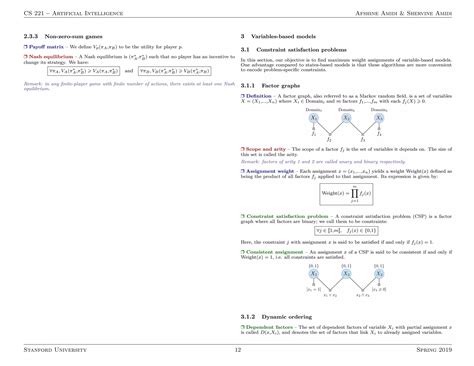 Super Cheatsheet Artificial Intelligencepdf