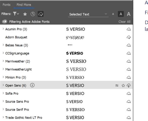 Solved Missing Fonts Displayed With Otf After The Name Adobe