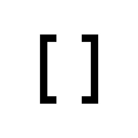 Symbol Bracket Vector Svg Icon Svg Repo