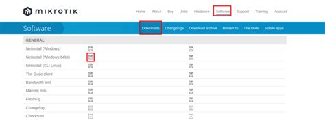 netinstall mikrotik recovering or routeros step by step
