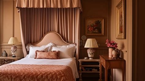 English Bedroom Decor Interior Design And Blush Pink Home Decor Bed