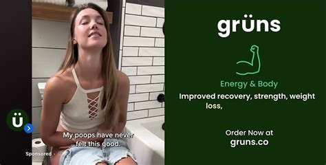Gruns Gummy Ad Features Woman Pooping On Toilet