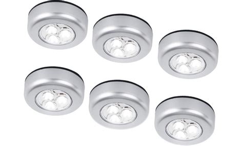 Up To 54 Off 6 Or 12 Stick And Click Self Adhesive Led Lights Groupon