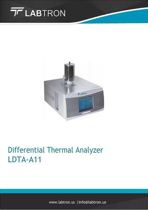 Ppt Differential Thermal Analyzer Ldta A11 Powerpoint Presentation