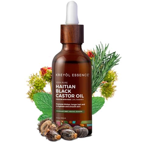 Kreyol Essence Haitian Black Castor Oil For Skin And Hair