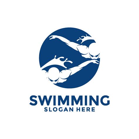 Swimming Logo Icon Vector Swim Logo Design Template 33110760 Vector