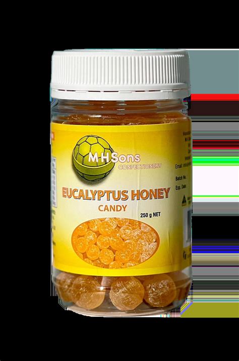 Eucalyptus Honey Candy Pack 250g Bubble Blast M H Sons Confectionery