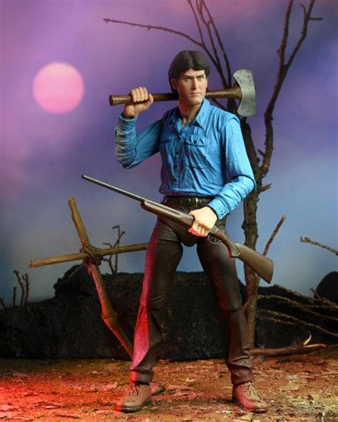 Neca Evil Dead Ultimate Ash Williams 40th Anniversary 7 Action