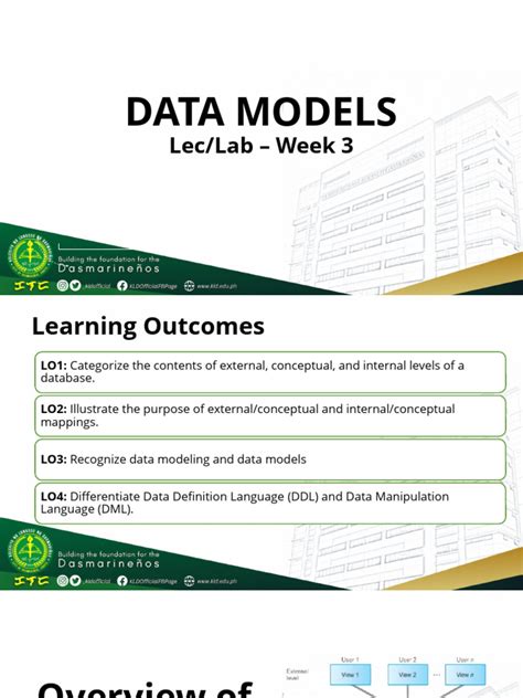 Week 3 Data Models Pdf Databases Conceptual Model