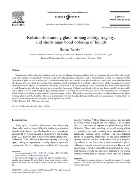 Relationship Among Glass Forming Ability Fragility And Short Range Bond Ordering Of Liquids