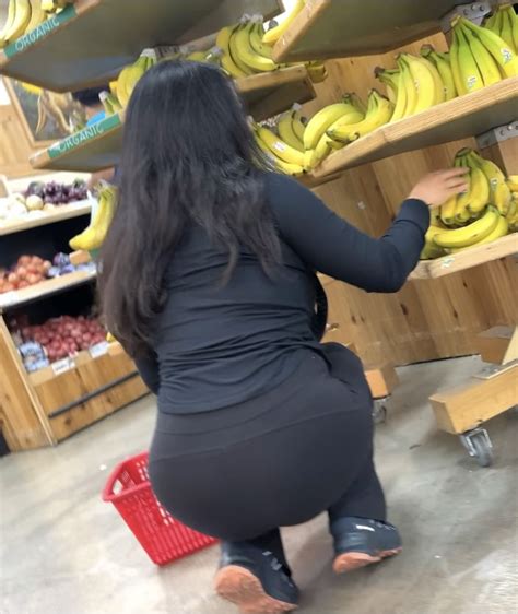 Thick Asian Milf Bending Over Showing Vpl Oc Spandex Leggings