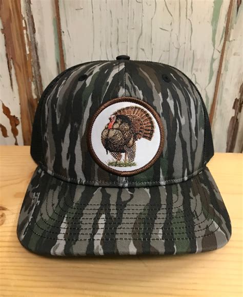 Turkey Patch Trucker Hat Realtree Original Camoblack Etsy