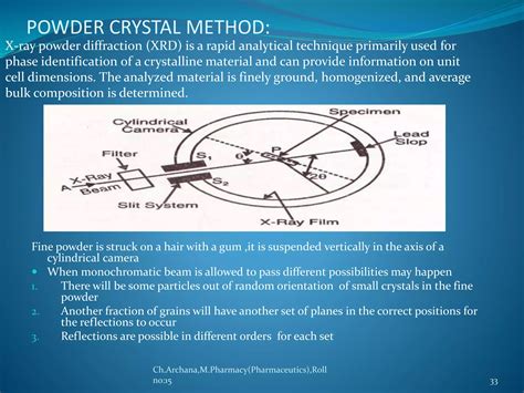 X Ray Diffraction Technique Pptx