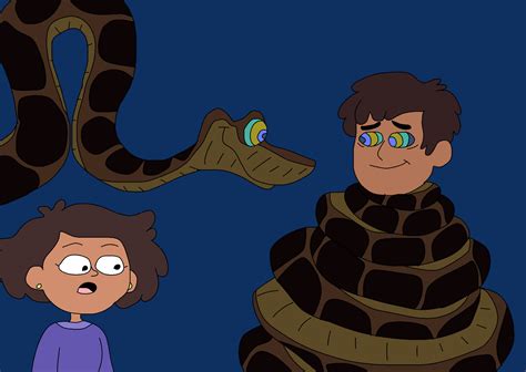 Kaa Hypnotizing And Coiling Mr Boonchuy By Mojo1985 On Deviantart