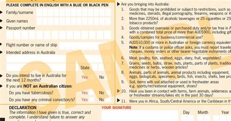 Incoming Passenger Card Qantas Trials Phasing Out Paper Form With Digital Alternative