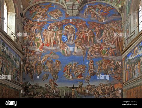 Sistine Chapel Michelangelo The Last Judgement