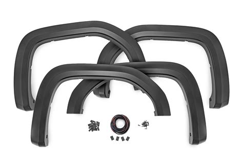 Fender Flares Sport Gci Carbon Black Gmc Sierra 1500 2wd4wd 20