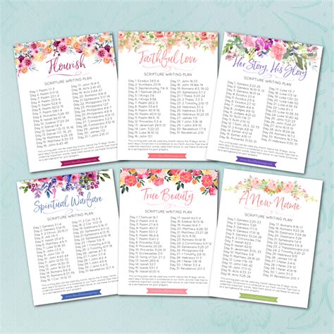 Scripture Writing Plans The Ruffled Mango