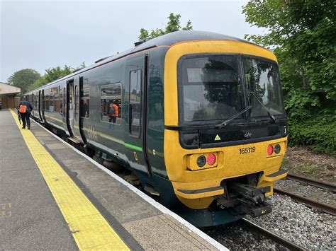 British Rail Class 165 119 1651 Unit Number 165119 Brel York
