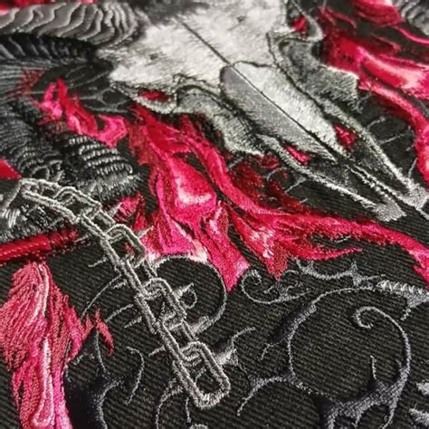 Phoenix Patch Back Patch Patches For Jackets Mythical Bird Fashion Patch Battle Jacket