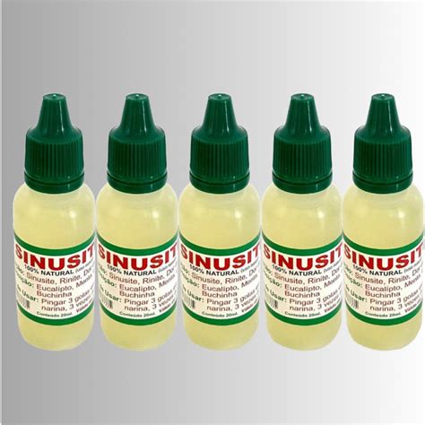 5 Un Gotas Sinusite 20ml Shopee Brasil