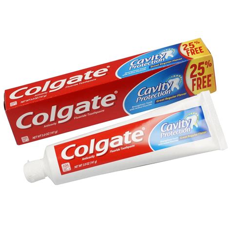 Colgate Cavity Protection Toothpaste Fluoride Formula 5oz Walmart Canada