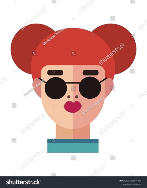 Girl Profile Photo Icon Women Portraits Stock Vector Royalty Free
