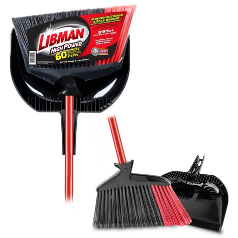 Libman High Power Angle Broom And Dustpan Red Steel Australia Ubuy