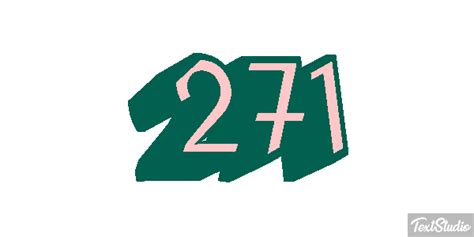 271 Number Animated  Logo Designs