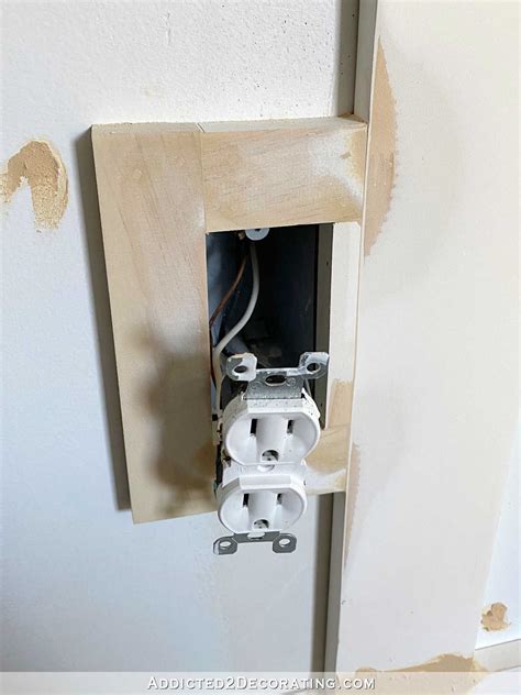 How To Extend An Outlet For Tile Or Wainscoting Addicted 2 Decorating®