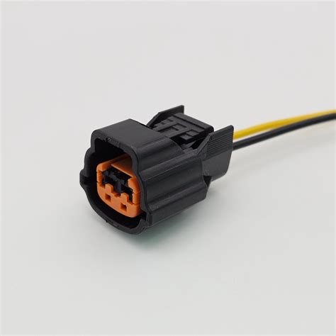 2 Pin Connector Female Prewired Plug Socket For Hyundai Accent Admira
