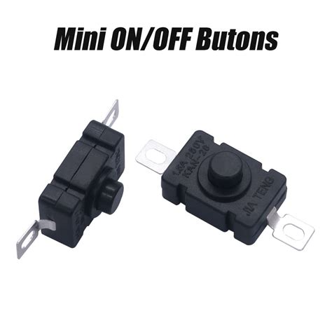 Mxuteuk 30pcs Latching Micro Mini Onoff Switch Self