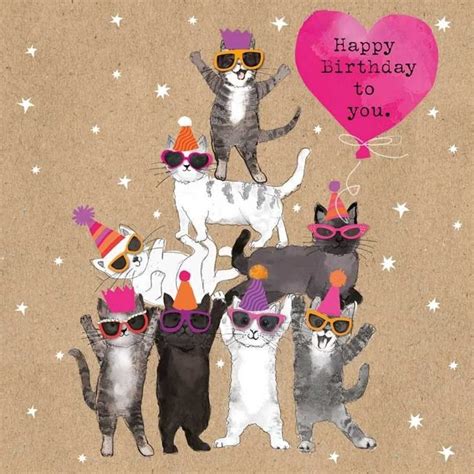 Happy Birthday Wishes With Cats Happy Birthday To Me Cat Happy