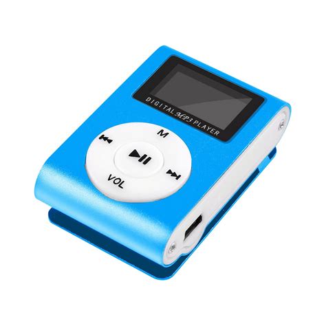 Wzxpwt Durable Aluminum Clip On Mp3 Player Sports Music Player With Fm Radio And Expandable 32gb