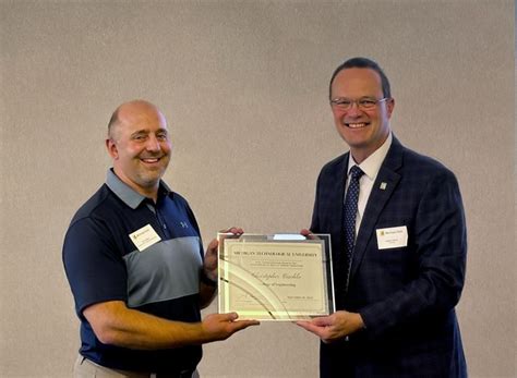 Professor Kit Cischke Left Of The Ece Department At Michigan Tech