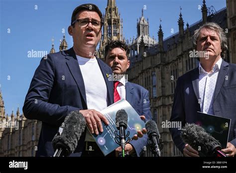 London Uk 14th May 2025 Metro Mayors Andy Burnham Manchester Labour And Steve Rotheram