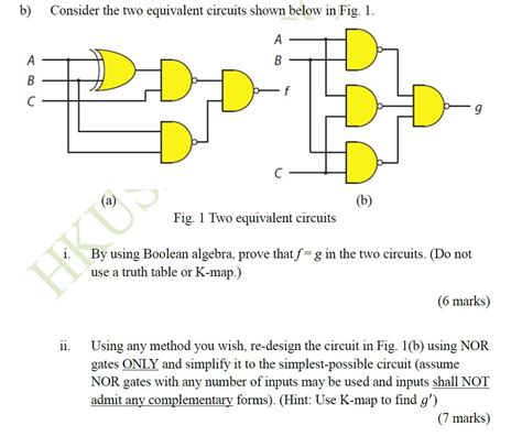 Solved B Consider The Two Equivalent Circuits Shown Below Chegg