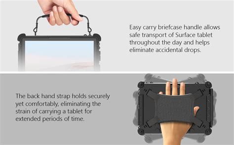 Mobiledemand Ultra Rugged Standard Case For Microsoft Surface Pro 9 Also Work With