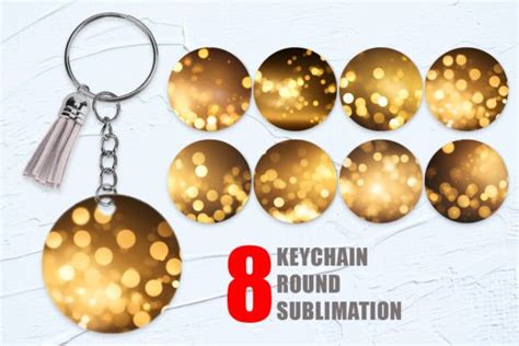 Keychain Gold Bokeh Background Graphic By Artnoy · Creative Fabrica